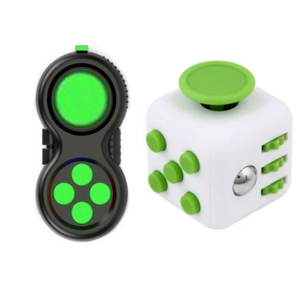 Kit Fidget Cube Dado + Controle Padtoy Brinquedo Anti-stress | Shopee ...