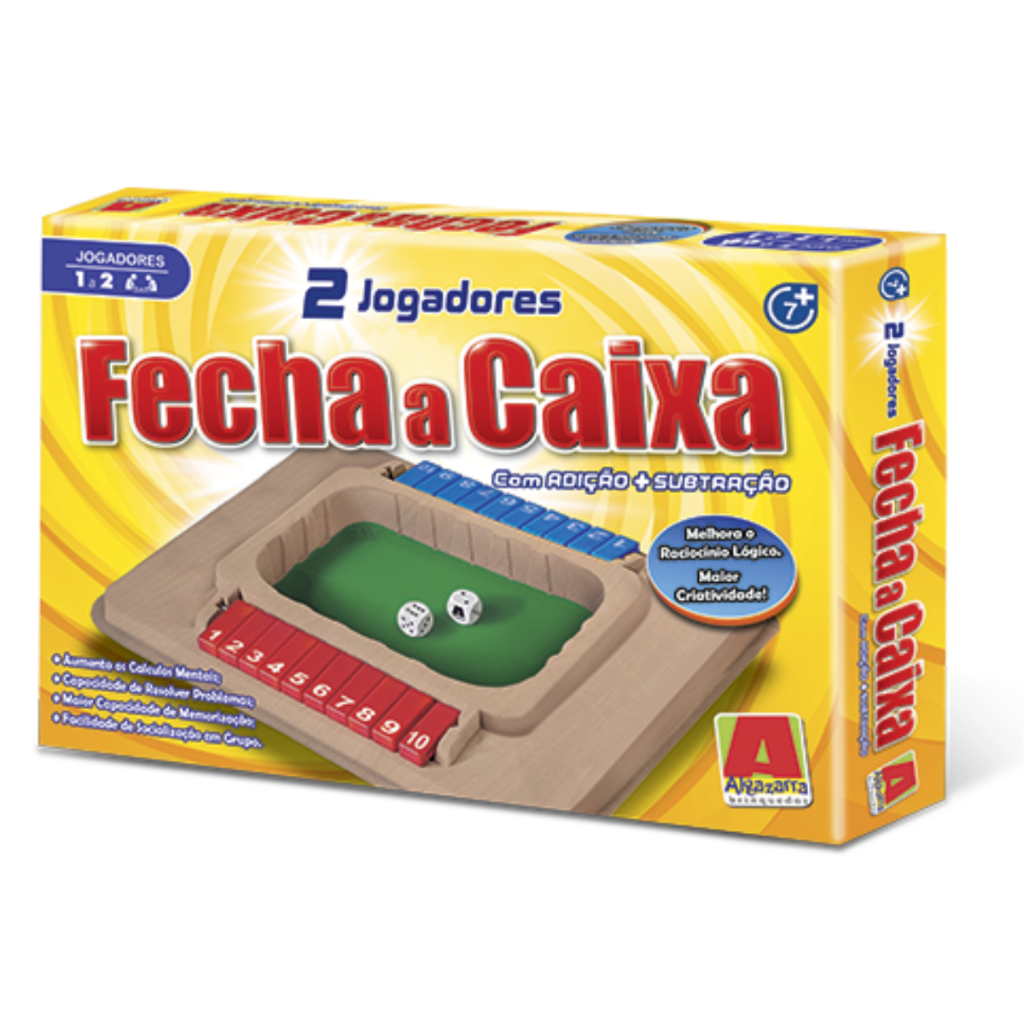 Jogo De Tabuleiro Fecha a Caixa 2 Jogadores Logica e Matematica ...