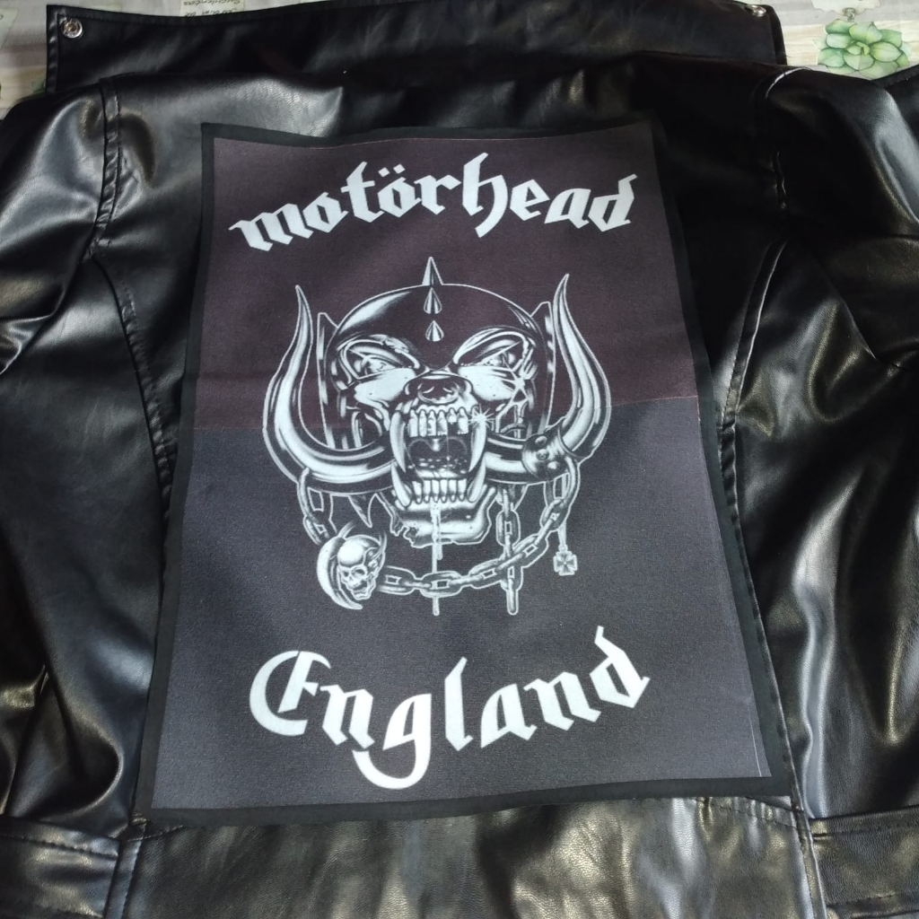BackPatch MOTORHEAD 20X30 cm Bandas Rock Personalizado (ENVIO IMEDIATO ...