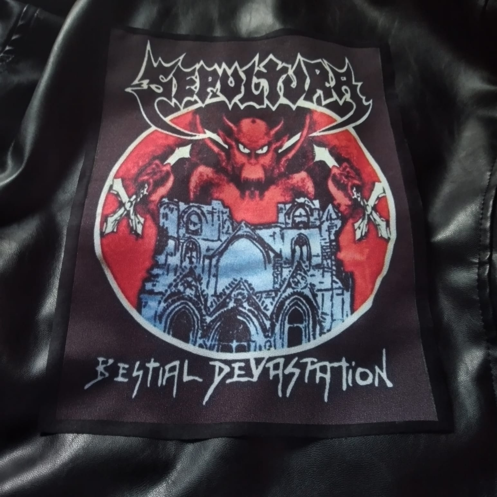 BackPatch SEPULTURA 20X30 cm Bandas Rock Personalizado (ENVIO IMEDIATO ...