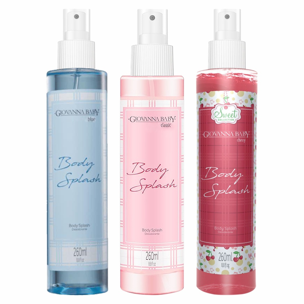 Desodorante Corporal Giovanna Baby Body Splash 260ml. | Shopee Brasil