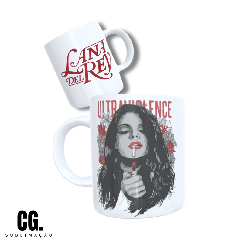 Caneca Lana Del Rey | Shopee Brasil