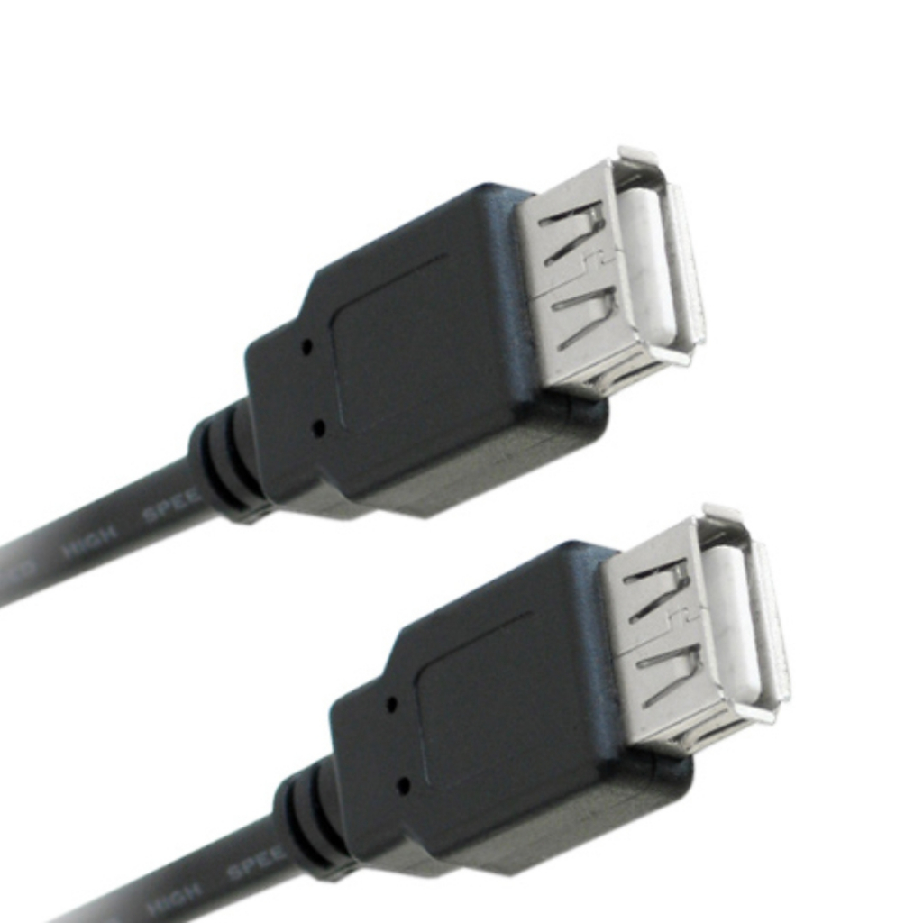 Cabo It Blue Usb Femea + USB Femea 2 Metros | Shopee Brasil