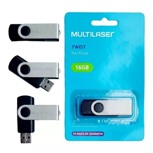 Pen Drive Multilaser TWIST 16GB | Shopee Brasil