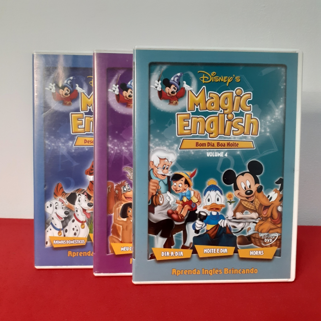 DVD - Disney's Magic English - Aprenda Inglês Brincando | Shopee Brasil