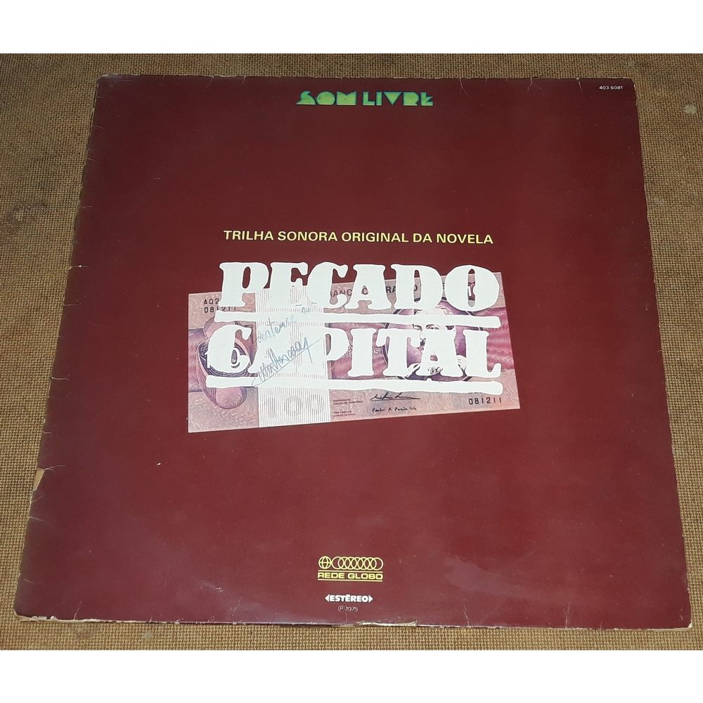 Pecado Capital - LP Trilha Sonora 1975 Azimuth Luiz Melodia | Shopee Brasil