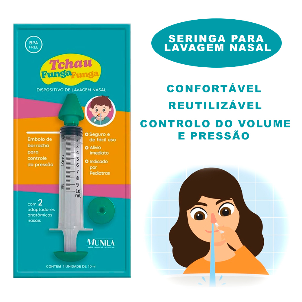 Seringa Lavagem Nasal para Bebês e Crianças - Tchau Funga Funga ...