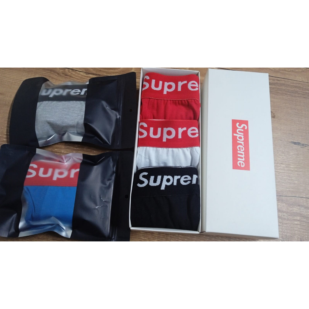 kIT 3 Cueca Boxer Supreme Importada | Shopee Brasil