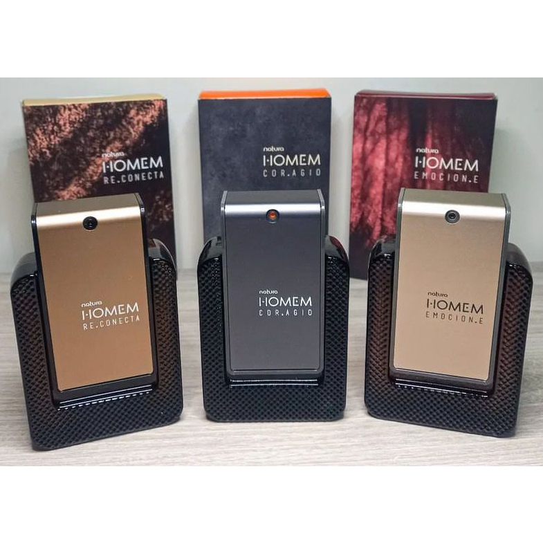 Perfume Deo Parfum Natura Homem (Coragio / Emocione / Reconecta) 100ml ...