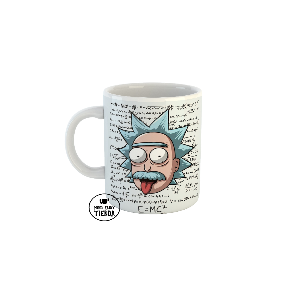Caneca Personalizada Rick & Morty Einstein Rick Copo Xicara Cerâmica Importada | Shopee Brasil