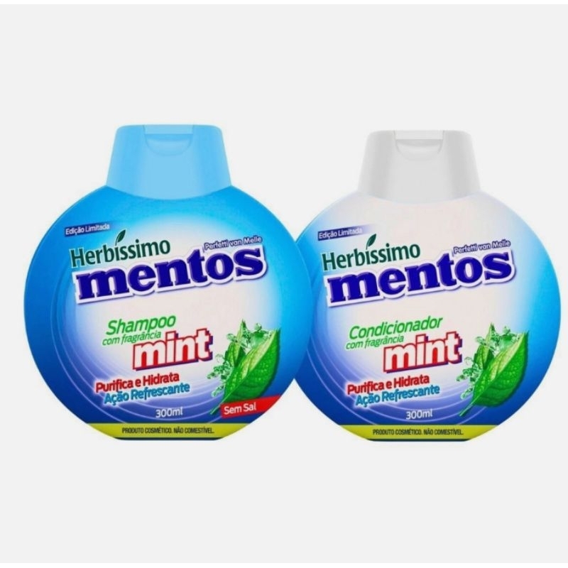 Kit Shampoo e Condicionador Mentos Mint | Shopee Brasil