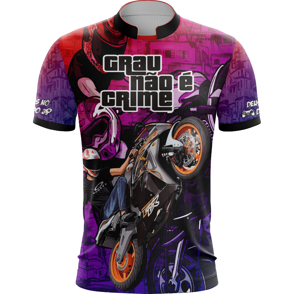 Camiseta camisa de quebrada grau favela 244 não é crime | Shopee Brasil