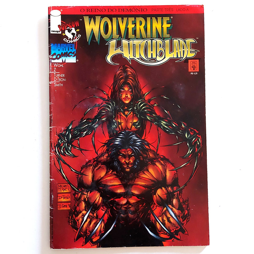 Revista Wolverine Hitchblade / Elektra - Marvel Comics 1997 | Shopee Brasil