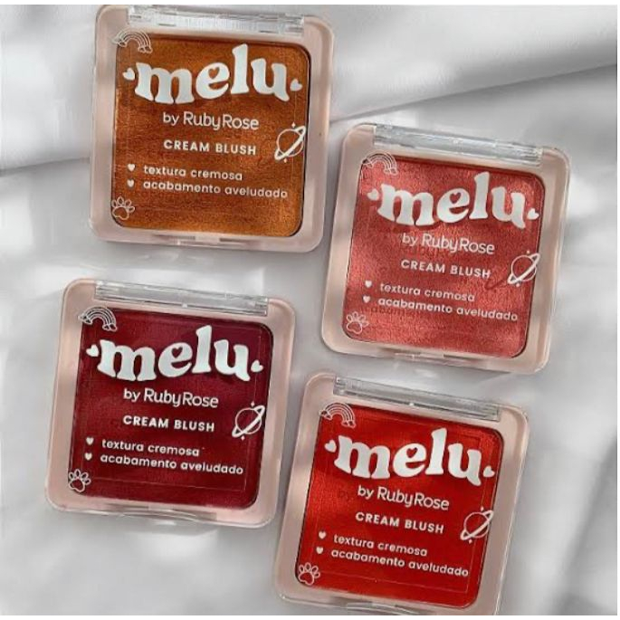 Kit com 4 Cream Blush - Melu Ruby Rose | Shopee Brasil
