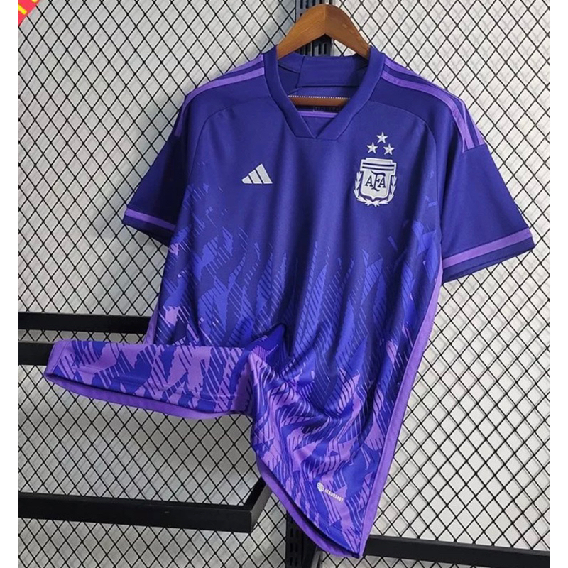 Camisa do Time da Argentina Roxa Mega Promoção | Shopee Brasil