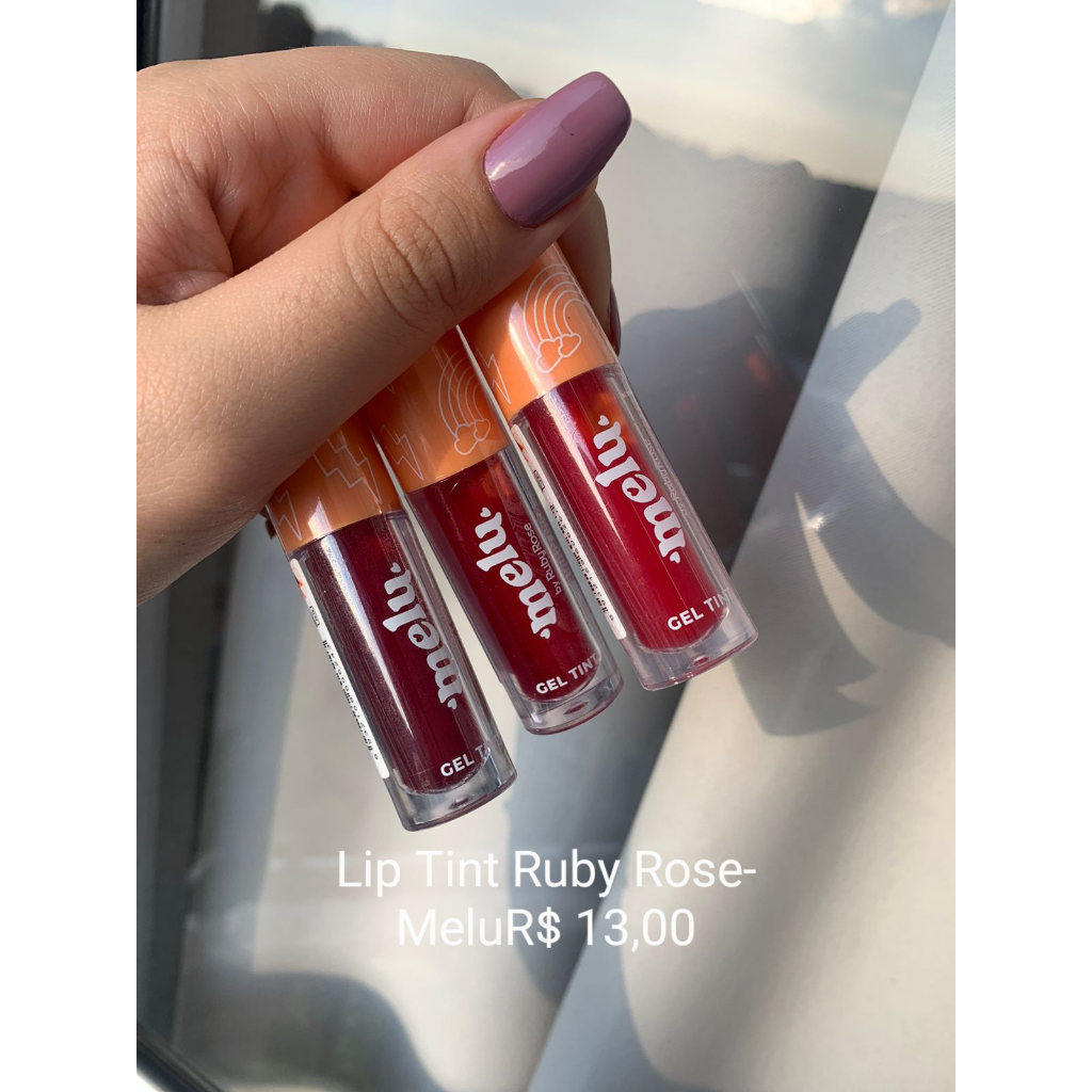 Lip Tint Gel Melu - Ruby Rose | Shopee Brasil