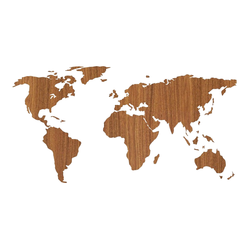 Mapa Mundi em MDF PREMIUM de 6mm com 1,5m linda decoração | Shopee Brasil