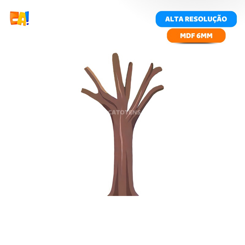 Display de chão MDF Tronco de árvore dobrável com pé 95cm / 1,2m / 1,3m / 1,4m / 1,5m / 1,6m ...