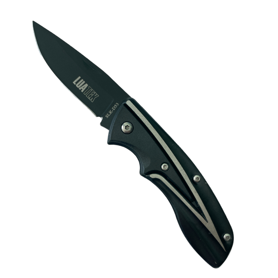 Canivete Simples Luatek Manual Caça Camping Pesca Retrátil Cores - D53 ...