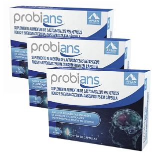 PROBIANS Kit c/3 Cxs c/30 Cáps Cada + 20 CÁPSULAS | Shopee Brasil