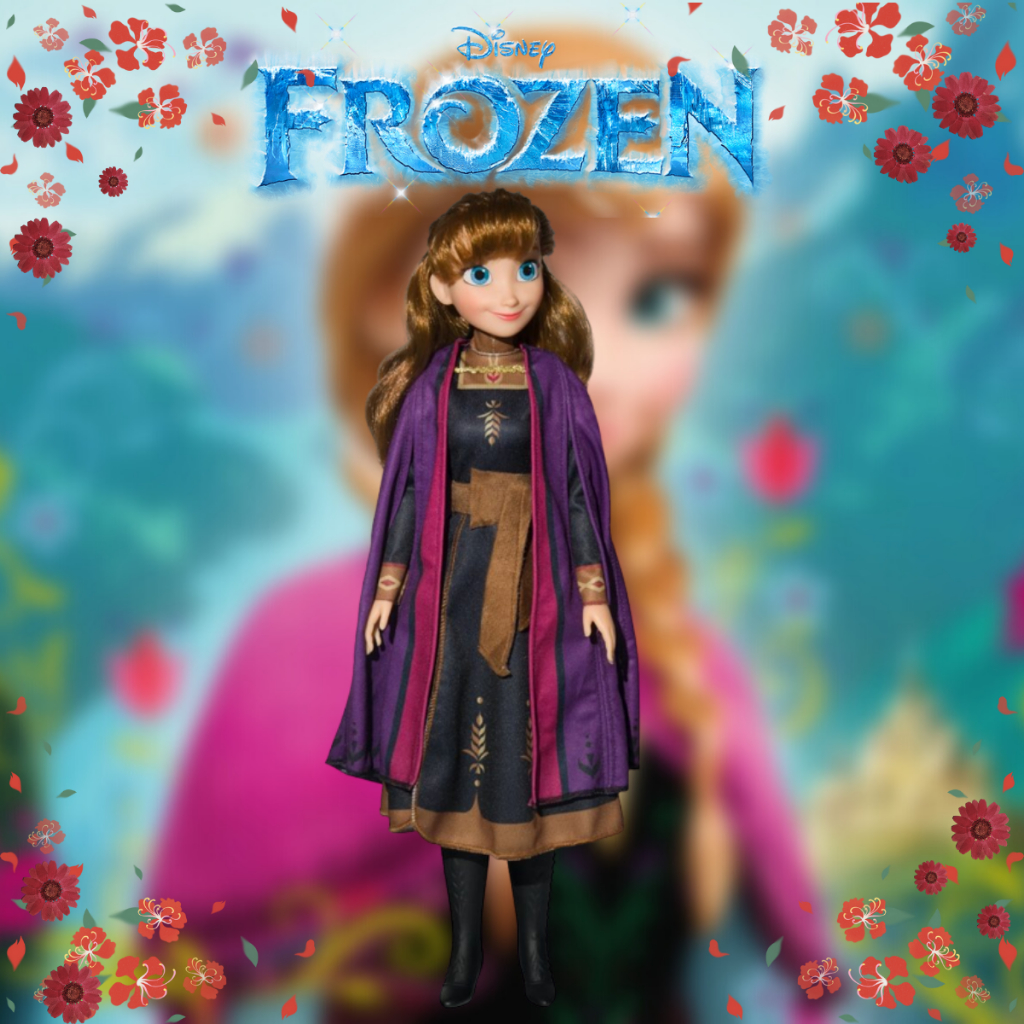Boneca Anna Frozen 2 55cm Disney Original Boneca Grande Infantil ...