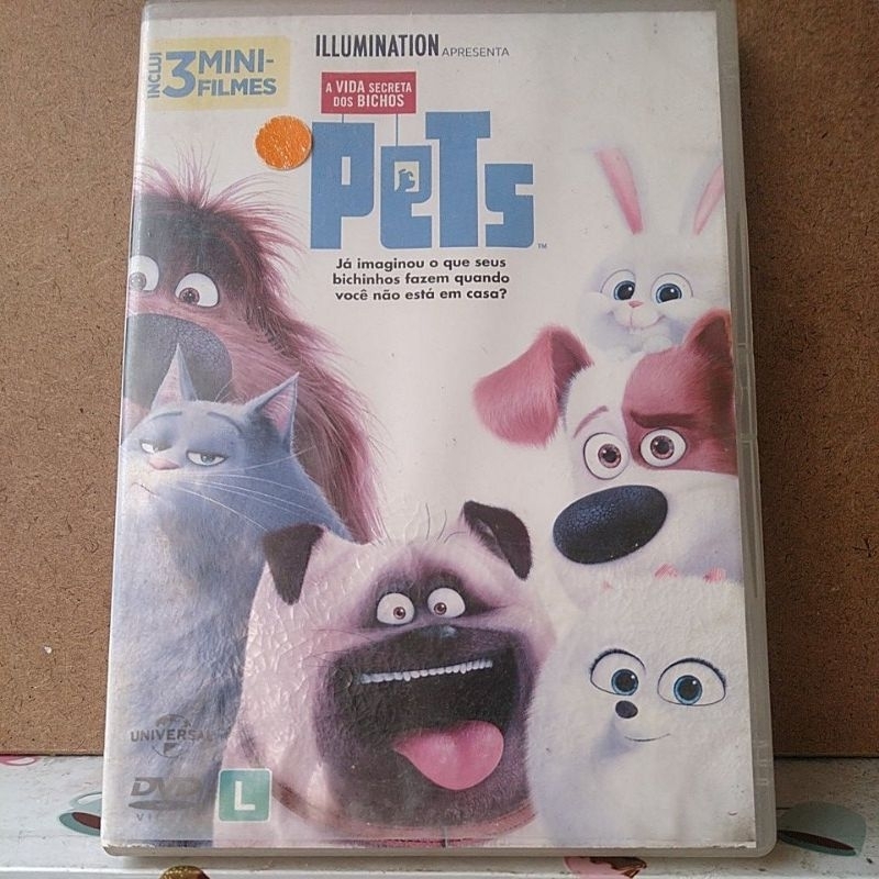 DVD Pets a vida secreta dos bichos | Shopee Brasil