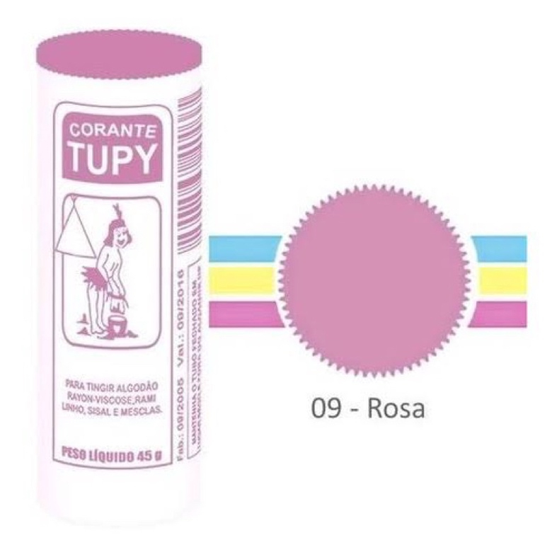 Tintol Corante Para Tingir Tecidos Roupa Artesanato 45g Tupy ( VARIAS ...