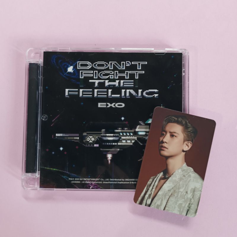 Álbum exo jewel case don't fight the feeling com photocard Chanyeol | Shopee Brasil