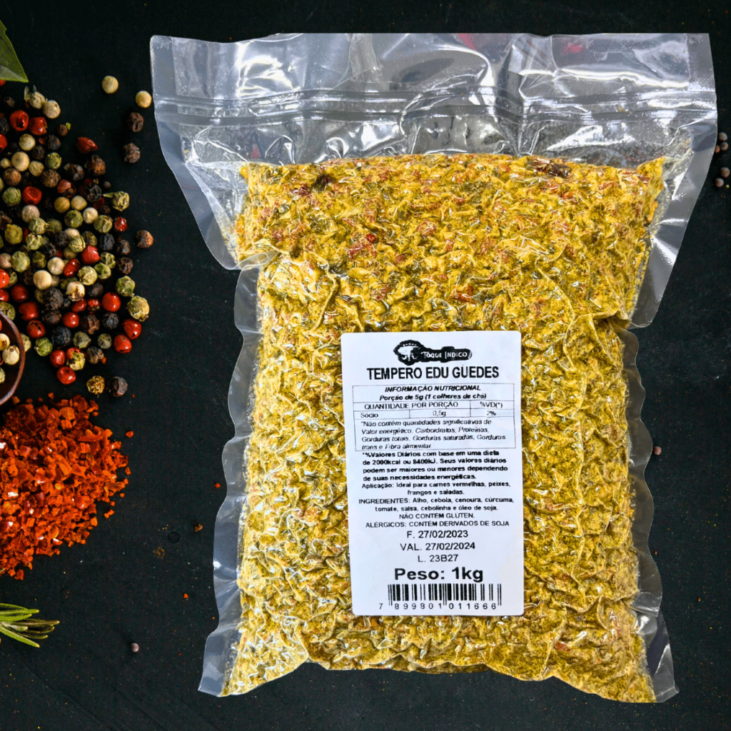 Tempero Edu Guedes Natural Original SEM CONSERVANTES (500g e 1kg ...