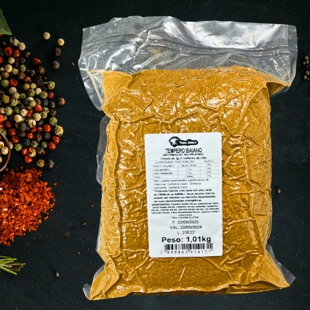 Tempero Baiano (500g ou 1kg) - O sabor Autêntico e Marcante da Bahia! À Vácuo | Shopee Brasil