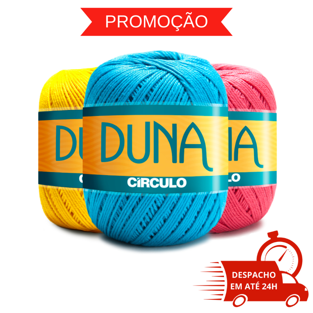 LINHA DUNA CÍRCULO 100 GRAMAS 170 Metros - 1º Cartela Cores | Shopee Brasil
