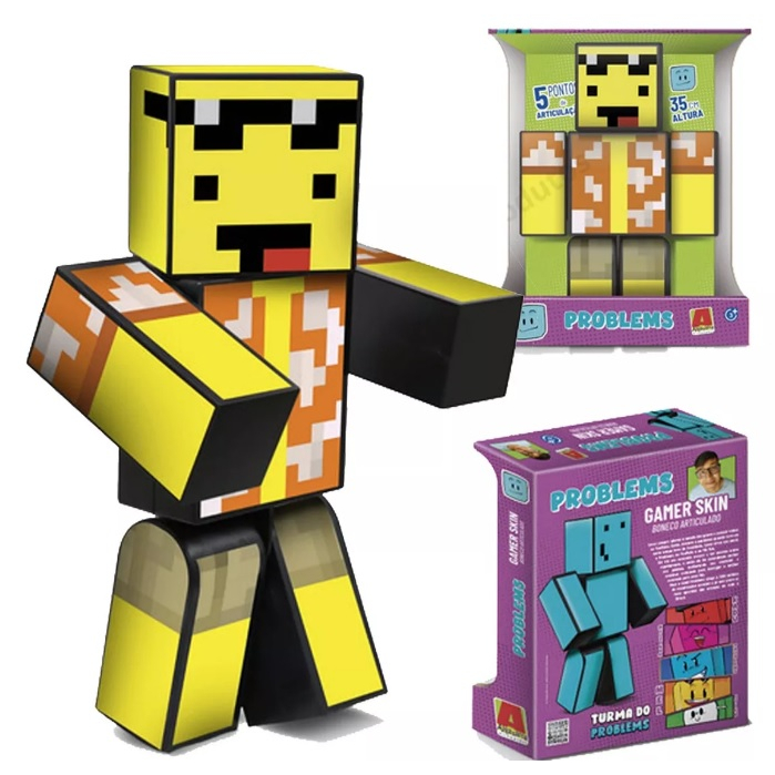 BONECO MEL PROBLEMS STREAMERS YOUTUBER 25 CM ALGAZARRA | Shopee Brasil