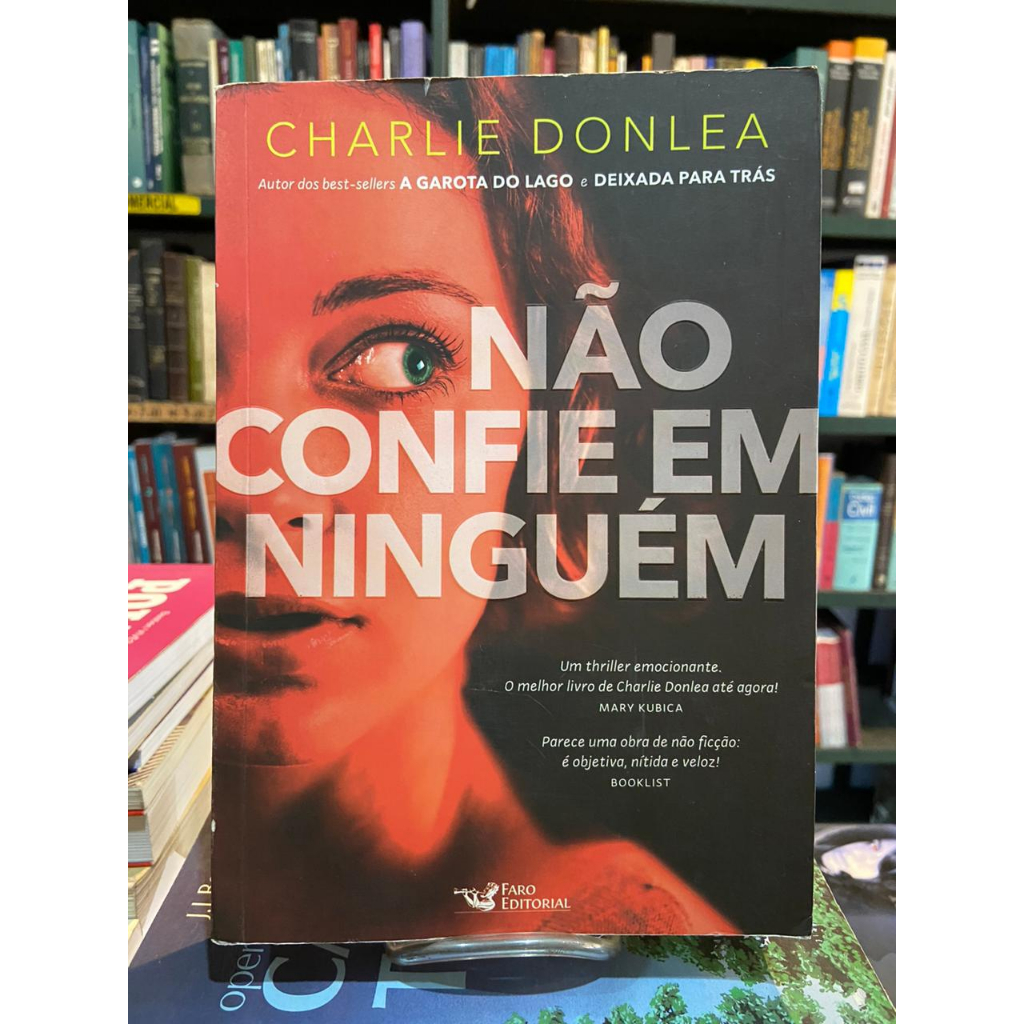 Não Confie em Ninguém - Charlie Donlea | Shopee Brasil