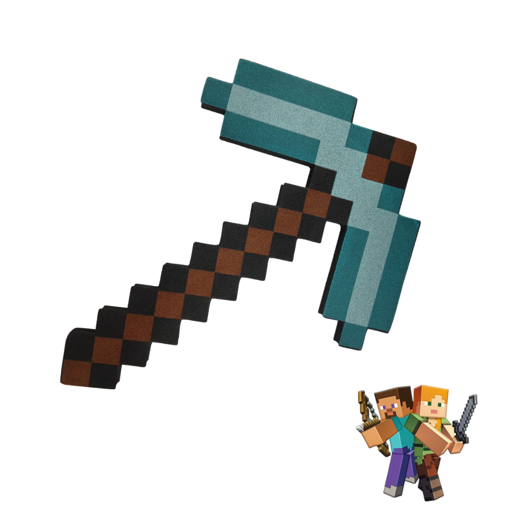 Picareta De Diamante Minecraft 45 cm EVA | Shopee Brasil