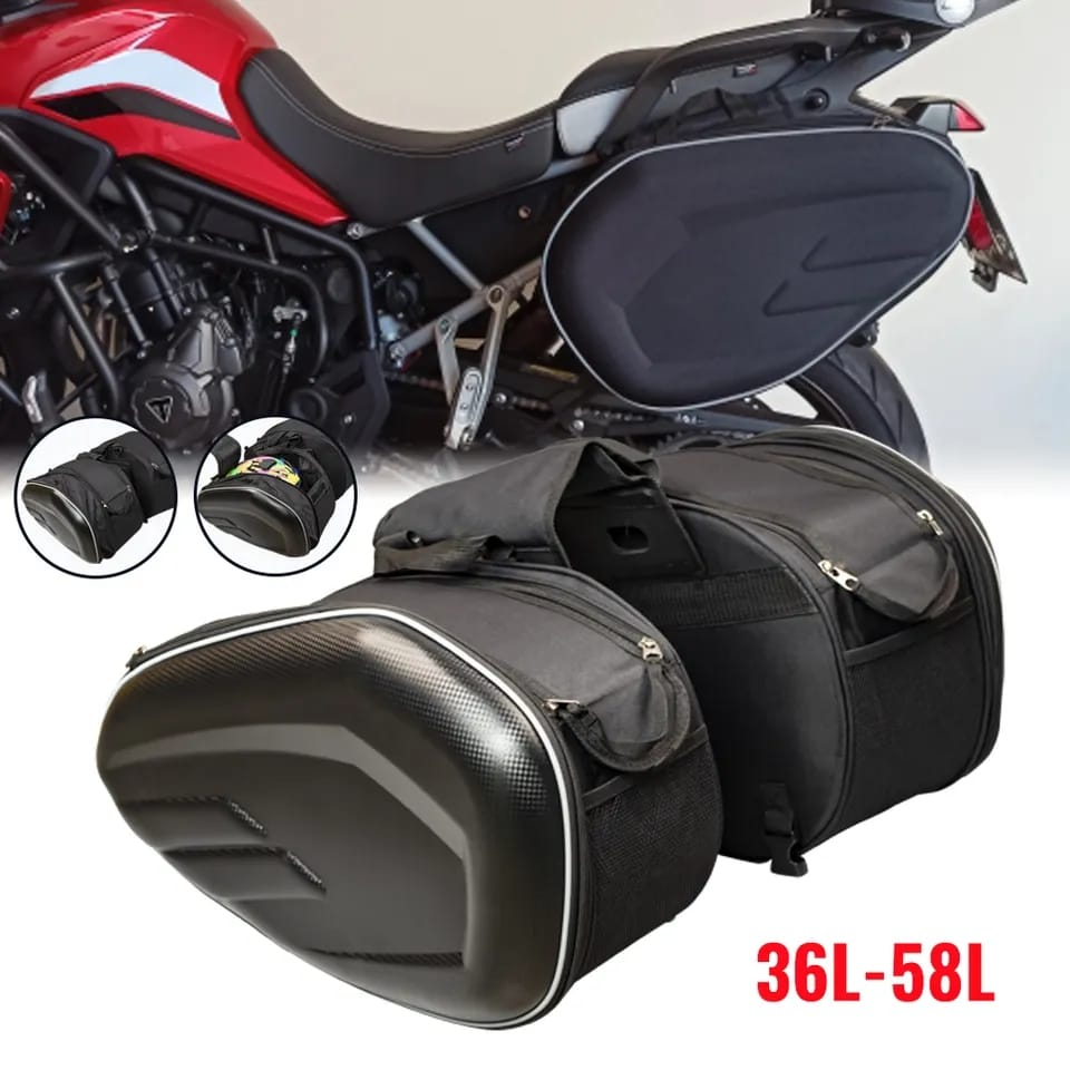 Bolsa Alforge Bauleto Moto Par Lateral 58 Litros Universal | Shopee Brasil