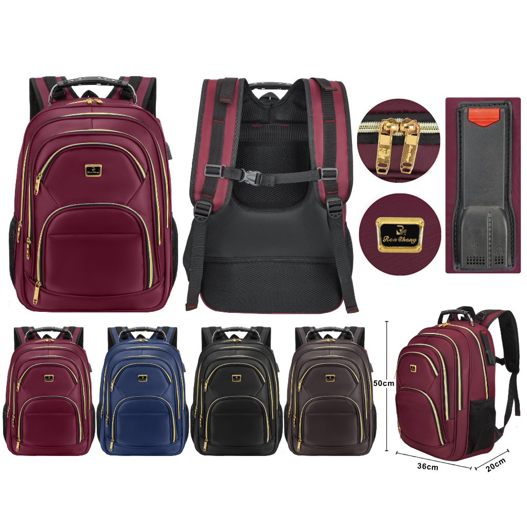 Mochila Notebook Impermeável Faculdade Trabalho Viagem Usb/Fone Cabo De ...