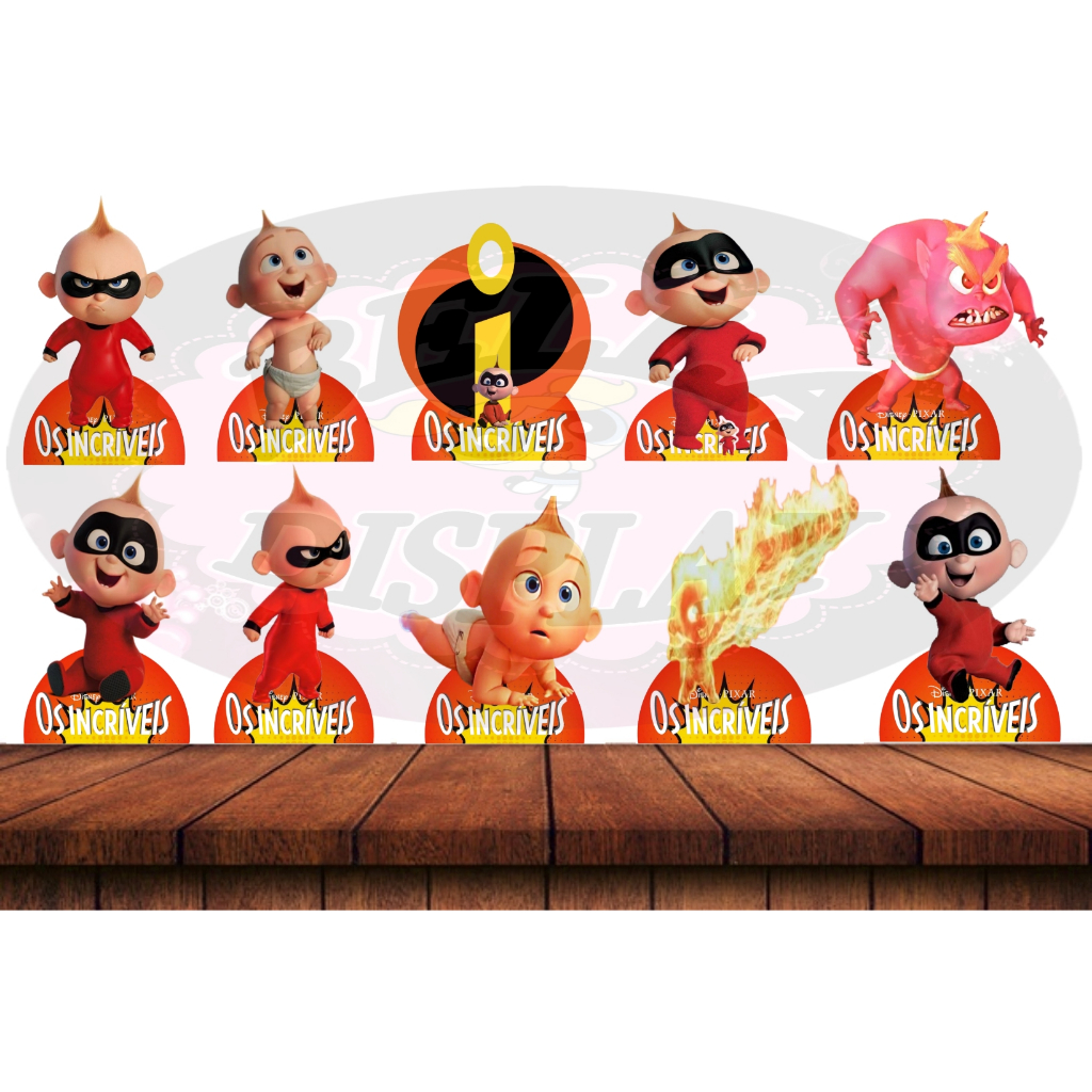 Os incríveis zezé kit display 20cm | Shopee Brasil