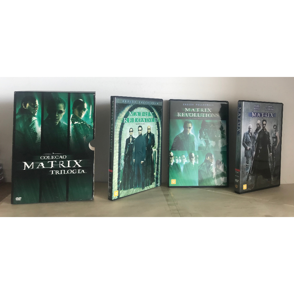 DVD - Box Coleção Matrix Trilogia (original, excelente) | Shopee Brasil