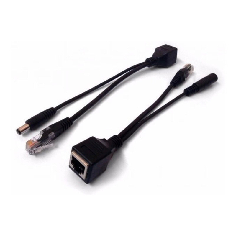 kit Cabo Adaptador Injetor Poe Rj45 Macho E Fêmea | Shopee Brasil
