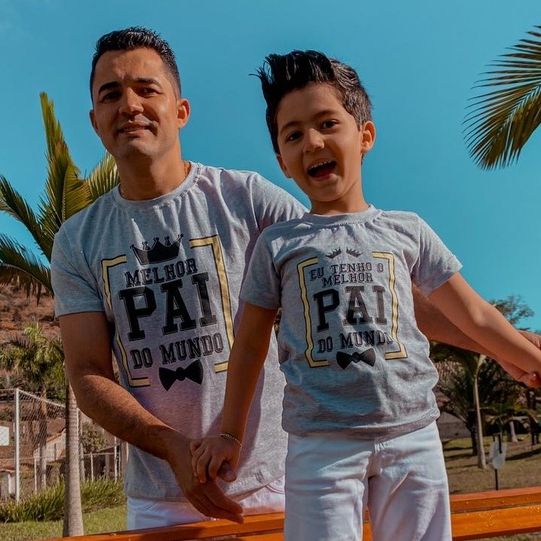 Camiseta Masculina e Infantil Personalizado Tal Pai Tal Filho Tal Filha ...
