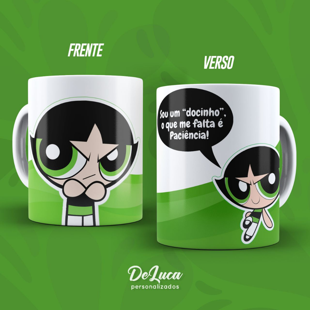 Caneca Docinho o que me falta é paciência | Shopee Brasil