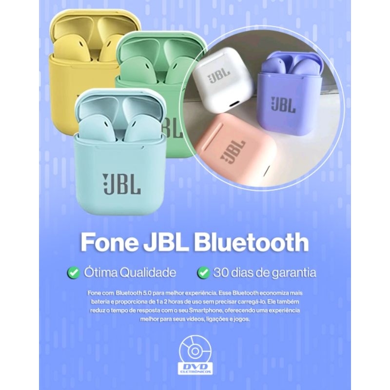 Fone de ouvido bluetooth JBL | Shopee Brasil