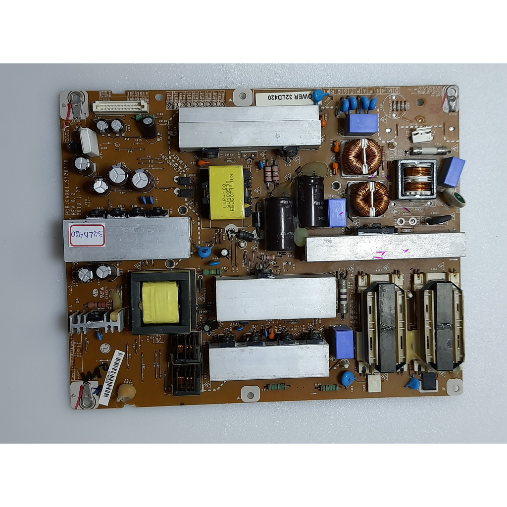placa da fonte tv lg 42ld420 / 42ld460 / 32ld420/ 32ld460 / 37ld420 ...