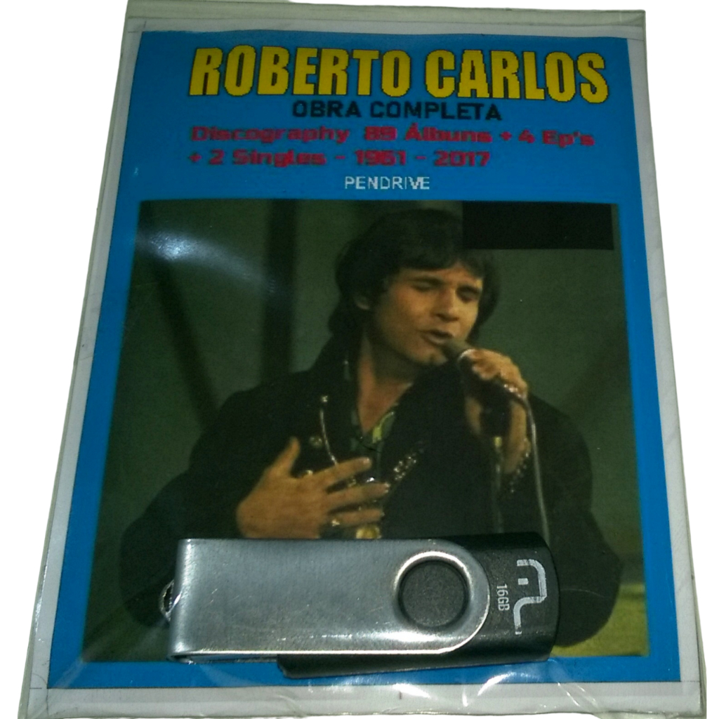Roberto Carlos - Obra Completa - (1959-2017) 94 Álbuns - Pen Drive 16gb ...