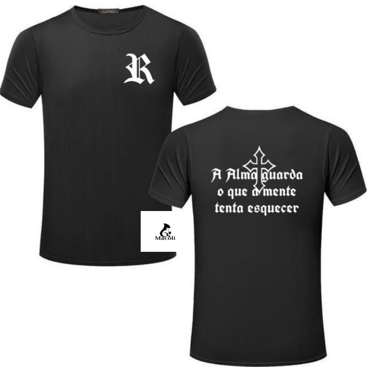 Camiseta 100 Algodão A Alma Guarda Racionais Mcs Rap Blusa Unissex