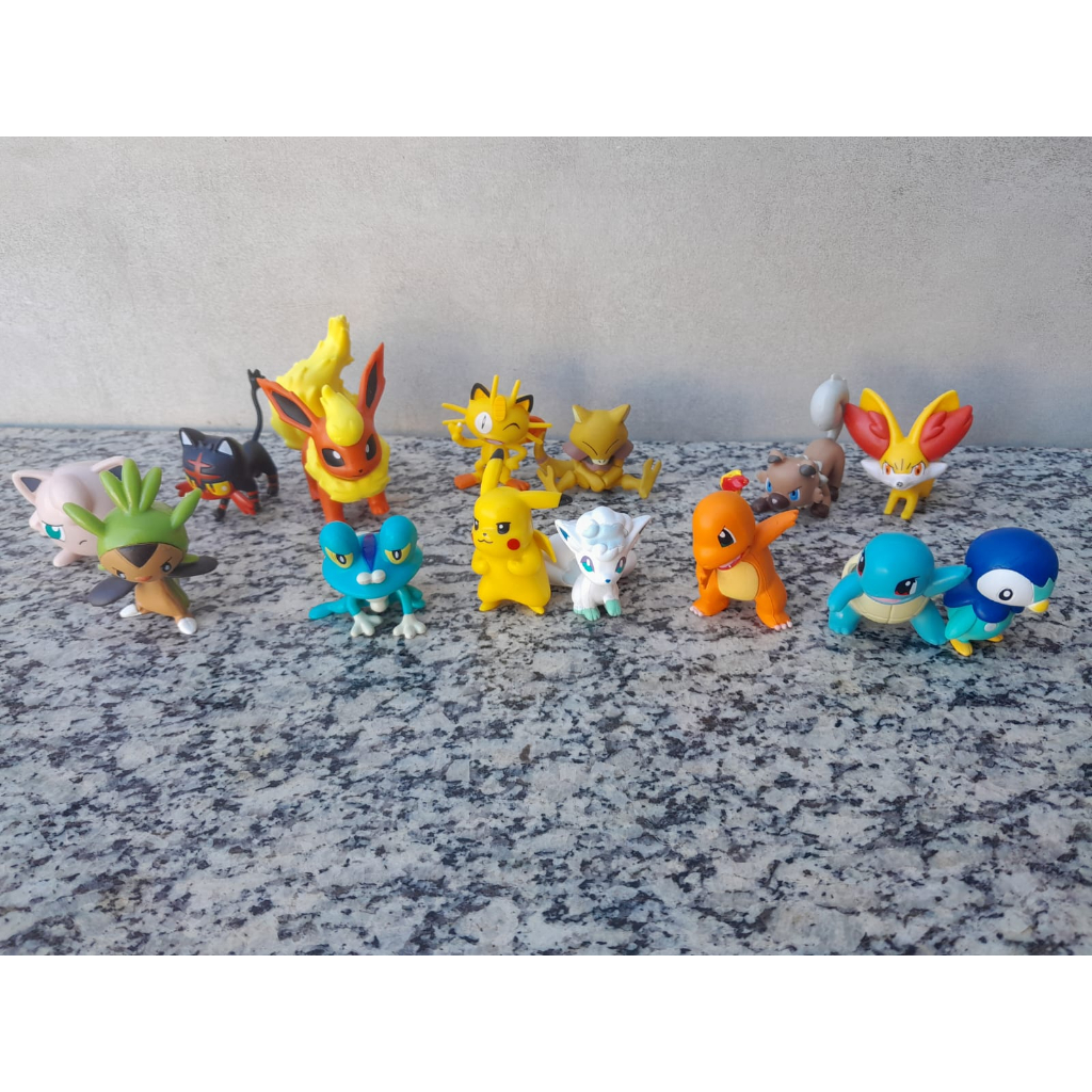 Pokémon Miniaturas em PVC | Shopee Brasil