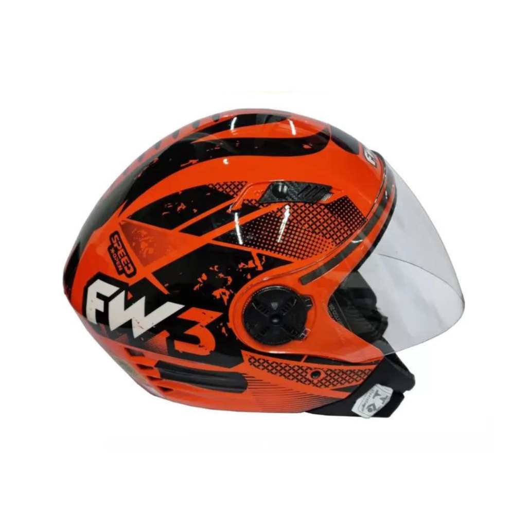 Capacete FW3 X Speed Com Viseira Cristal | Shopee Brasil
