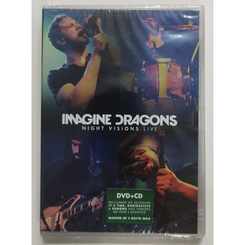 DVD+CD - IMAGINE DRAGONS - ( NIGHT VISIONS ) - LIVE | Shopee Brasil