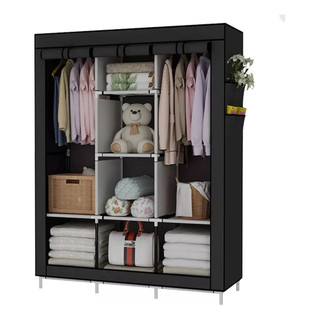 Guarda Roupa Armário Dobrável Roupeiro Portátil Organiza Camisa ...