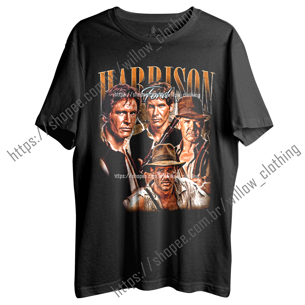 Camiseta Algodão Unissex Tshirt Harrison Ford | Shopee Brasil